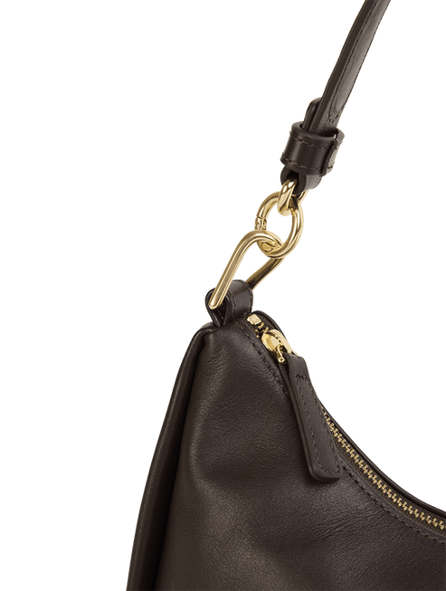 Rejina - Elegant leather baguette bag – nat & nin